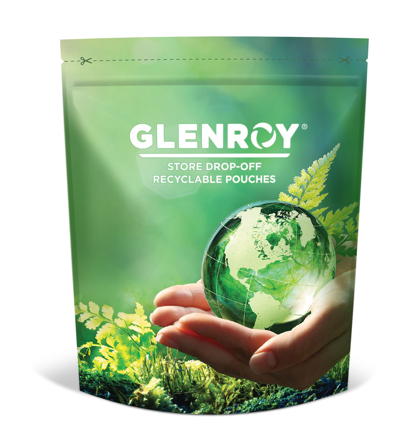 Store Drop-off Recyclable Stand-up Pouch LCA Thank You - Glenroy, Inc.